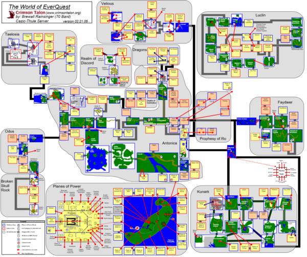 EQ World Map – Brewall's EverQuest Maps